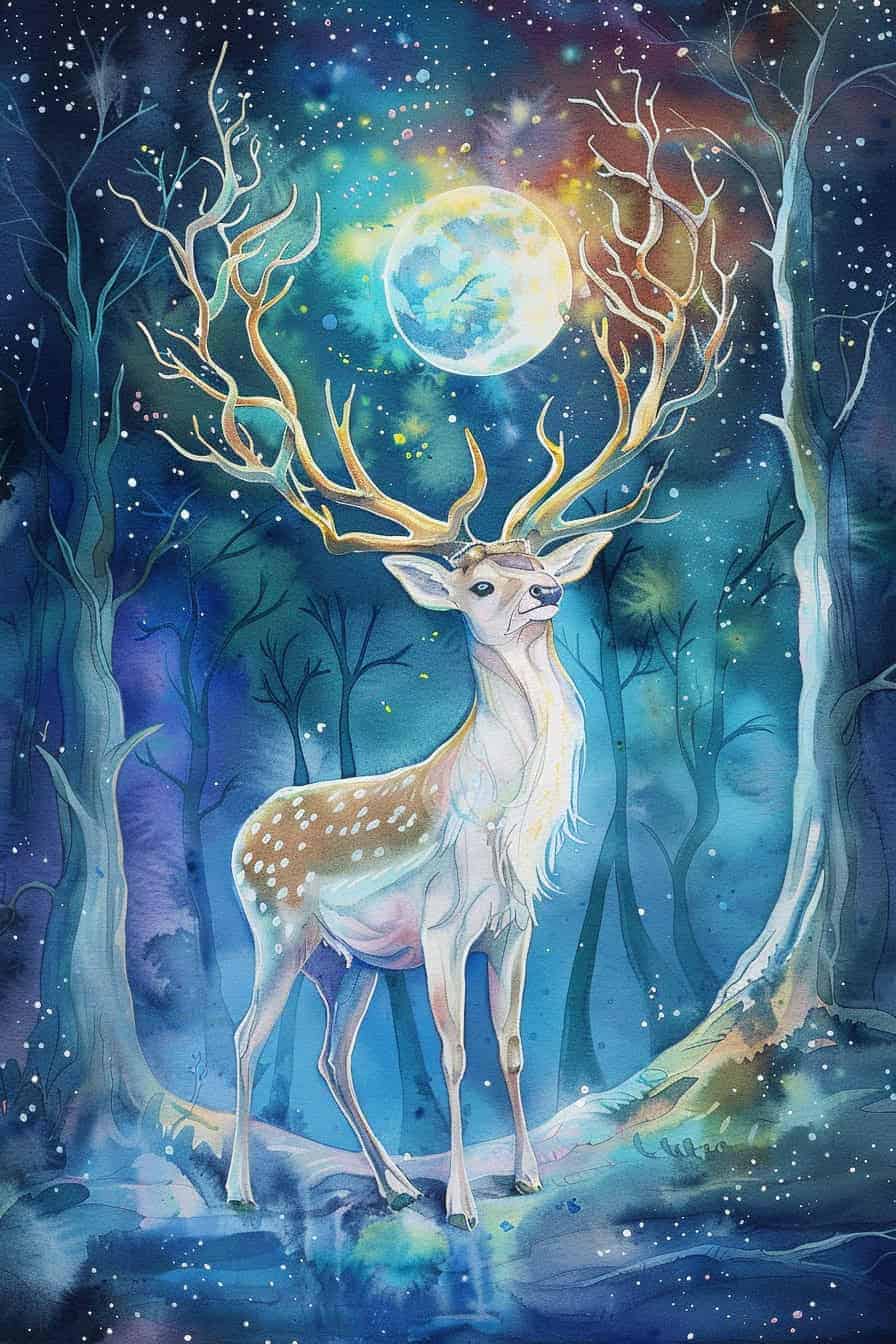87 Creative Deer Illustrations For Artists - The Sketch & Doodle Club