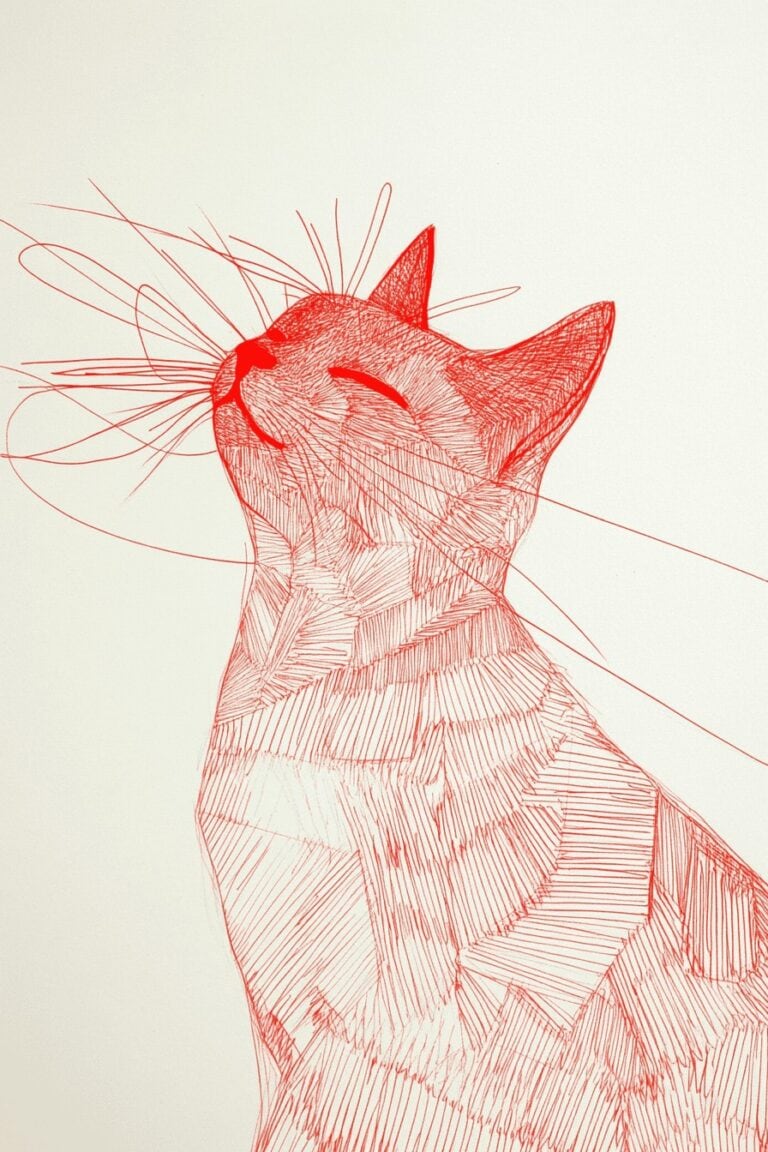 100+ Cool Red Pen Drawings To Inspire Your Art - The Sketch & Doodle Club