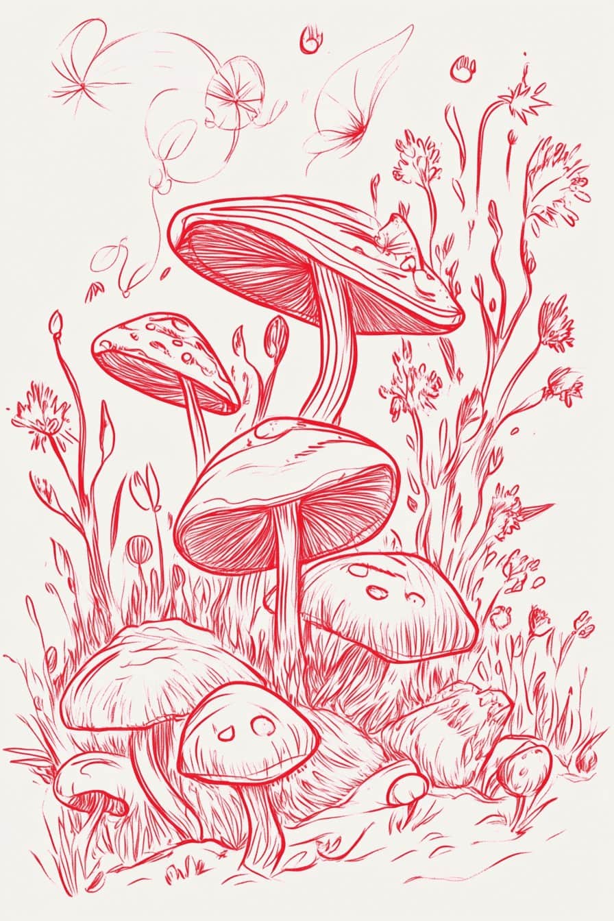 100+ Cool Red Pen Drawings To Inspire Your Art - The Sketch & Doodle Club