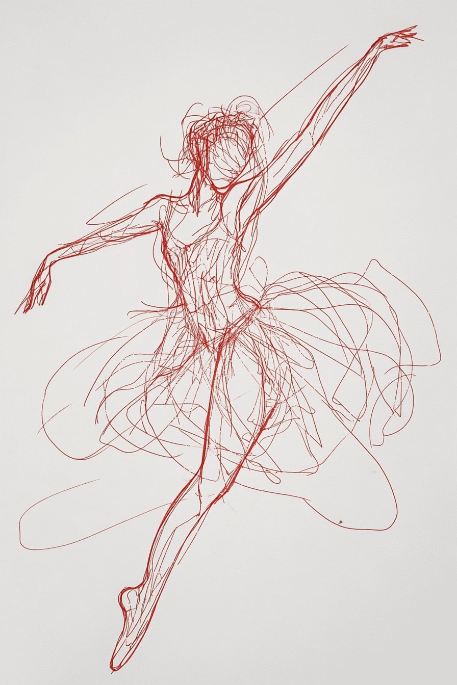 100+ Cool Red Pen Drawings To Inspire Your Art - The Sketch & Doodle Club