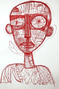 100+ Cool Red Pen Drawings To Inspire Your Art - The Sketch & Doodle Club