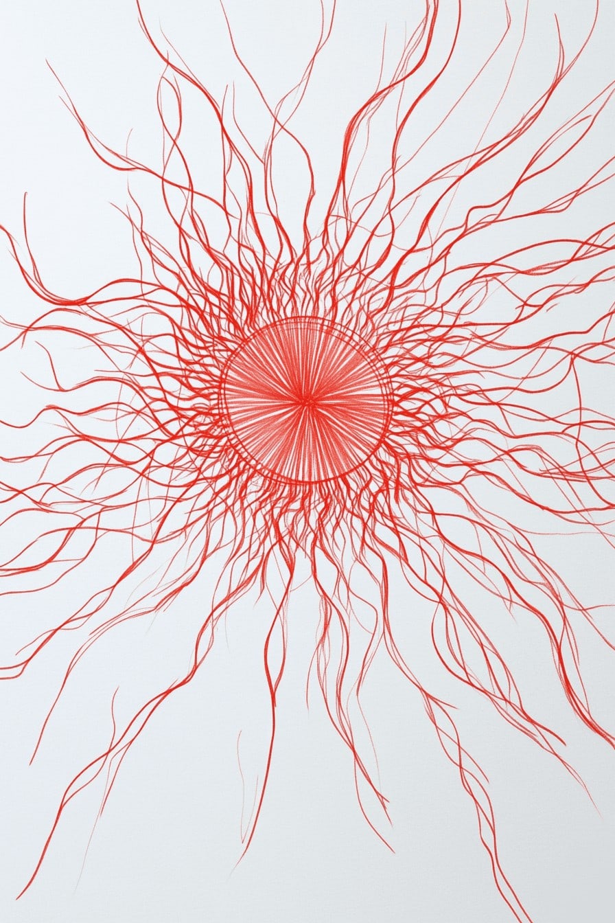 100+ Cool Red Pen Drawings To Inspire Your Art - The Sketch & Doodle Club
