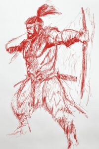 100+ Cool Red Pen Drawings To Inspire Your Art - The Sketch & Doodle Club