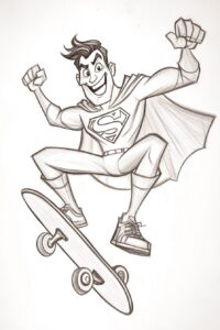 37 Cool Superman Drawings and Sketches - The Sketch & Doodle Club