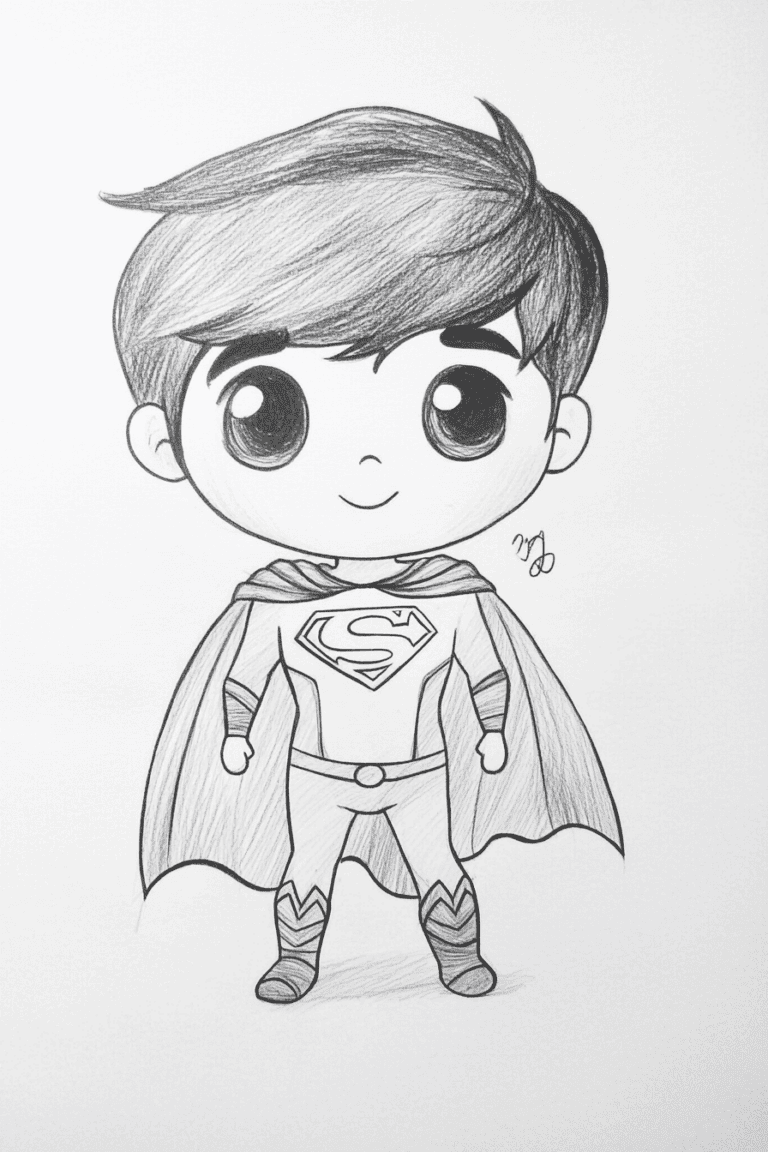 37 Cool Superman Drawings and Sketches - The Sketch & Doodle Club