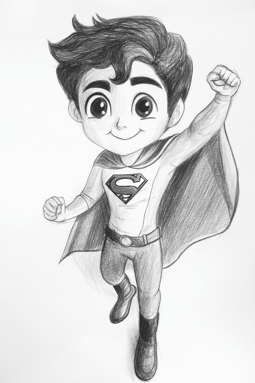 37 Cool Superman Drawings and Sketches - The Sketch & Doodle Club