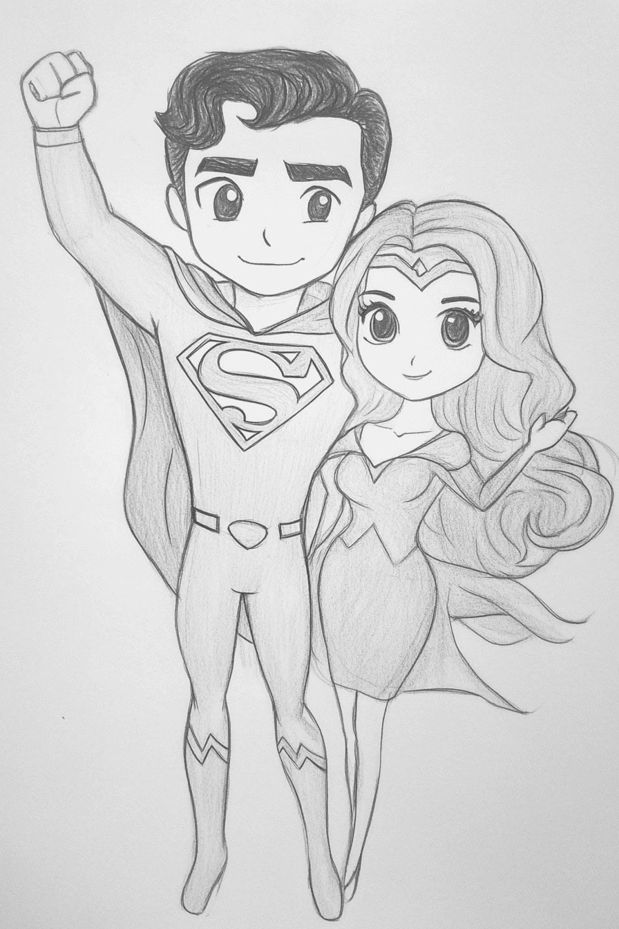 37 Cool Superman Drawings and Sketches - The Sketch & Doodle Club