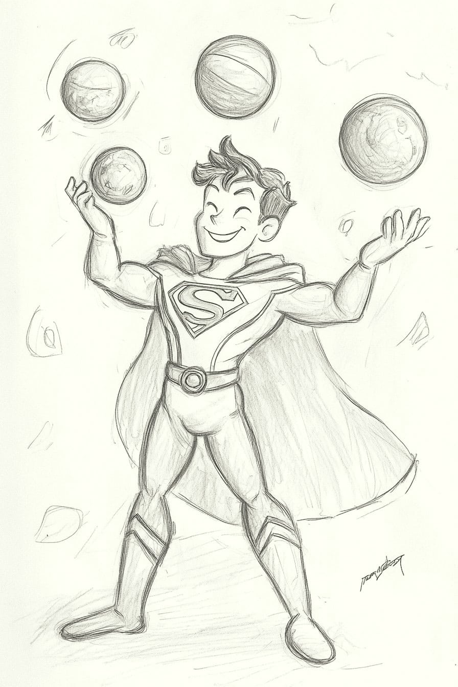 37 Cool Superman Drawings and Sketches - The Sketch & Doodle Club