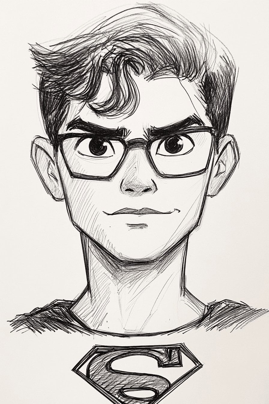 37 Cool Superman Drawings and Sketches - The Sketch & Doodle Club