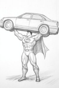 37 Cool Superman Drawings and Sketches - The Sketch & Doodle Club