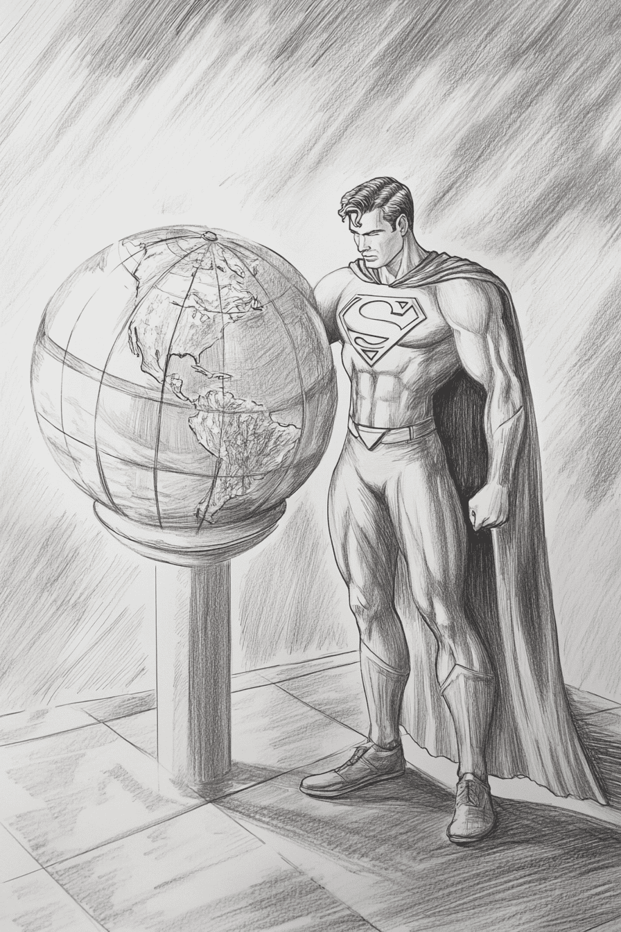 37 Cool Superman Drawings and Sketches - The Sketch & Doodle Club