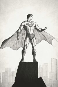 37 Cool Superman Drawings and Sketches - The Sketch & Doodle Club