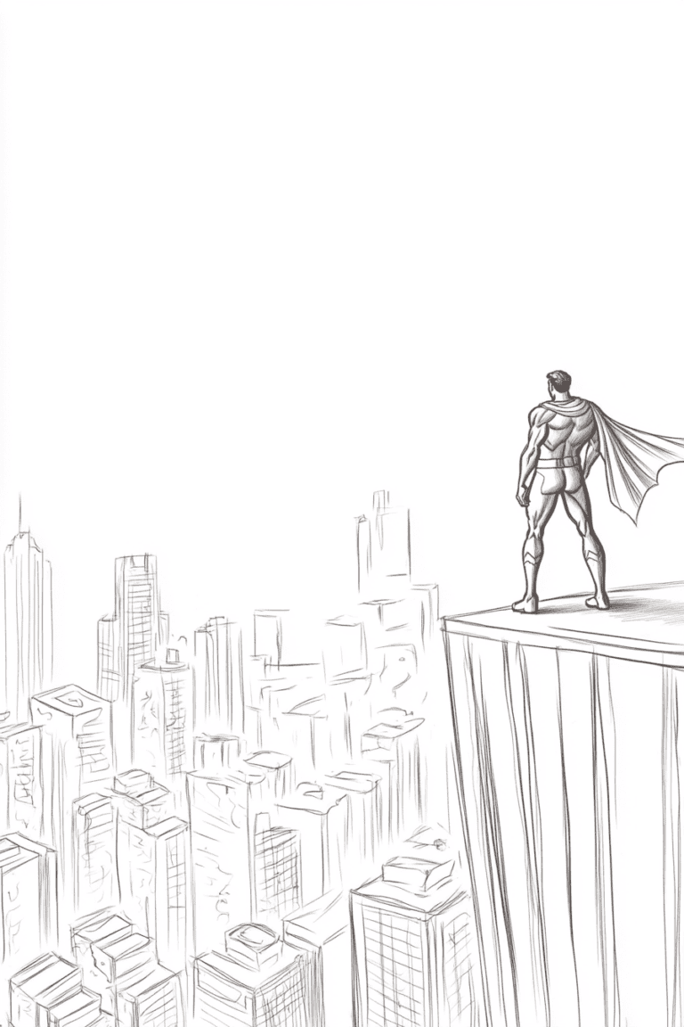 37 Cool Superman Drawings and Sketches - The Sketch & Doodle Club