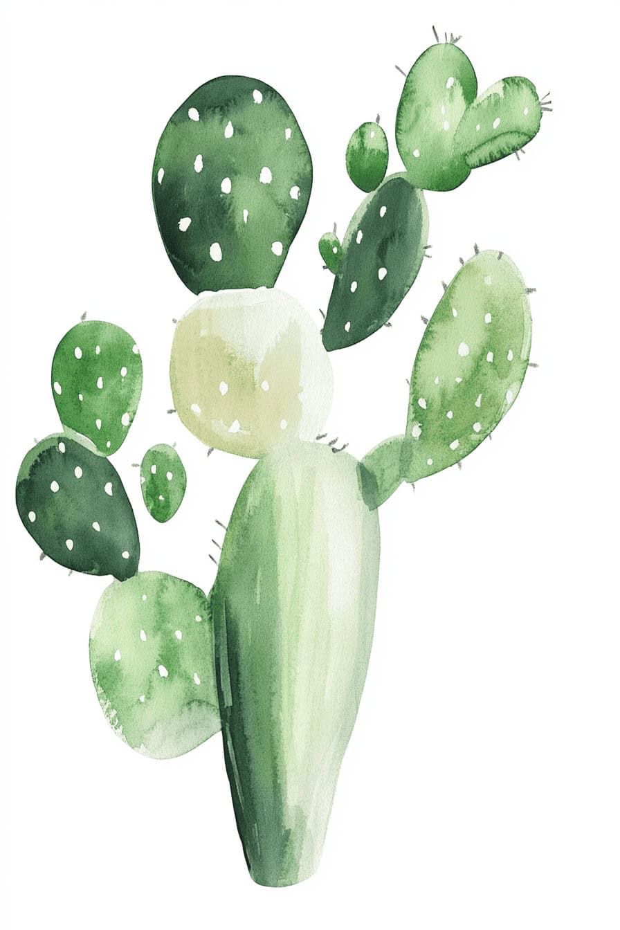 44 Cute Watercolor Cactus Ideas You Will Adore - The Sketch & Doodle Club