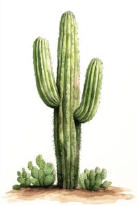 44 Cute Watercolor Cactus Ideas You Will Adore - The Sketch & Doodle Club