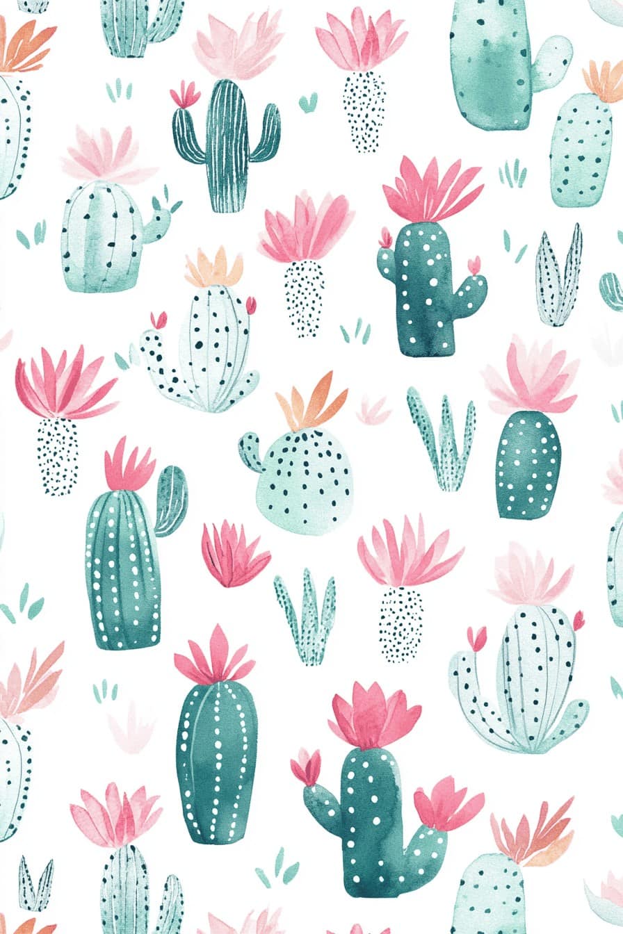 44 Cute Watercolor Cactus Ideas You Will Adore - The Sketch & Doodle Club