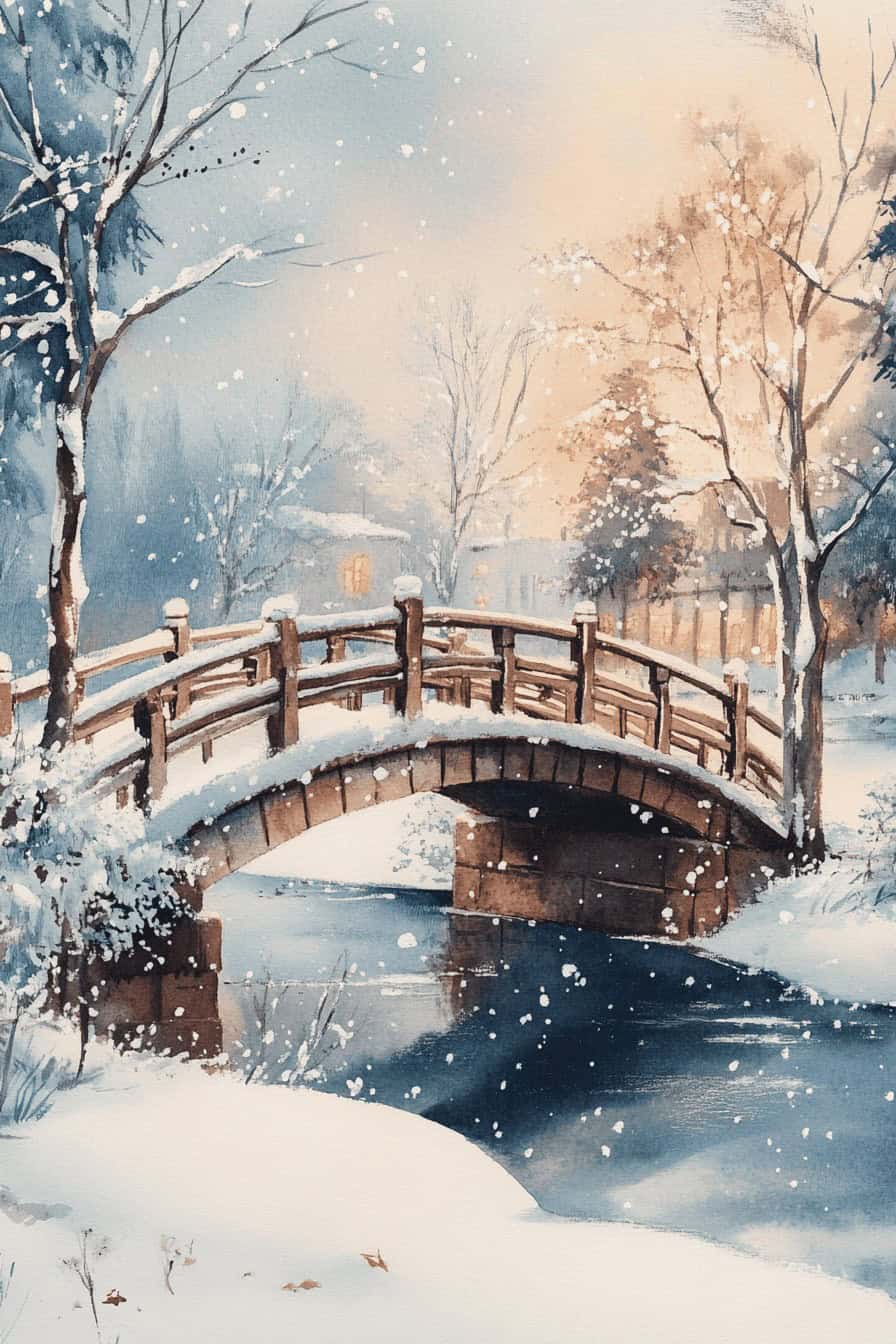 37 Winter Watercolor Images To Inspire You - The Sketch & Doodle Club
