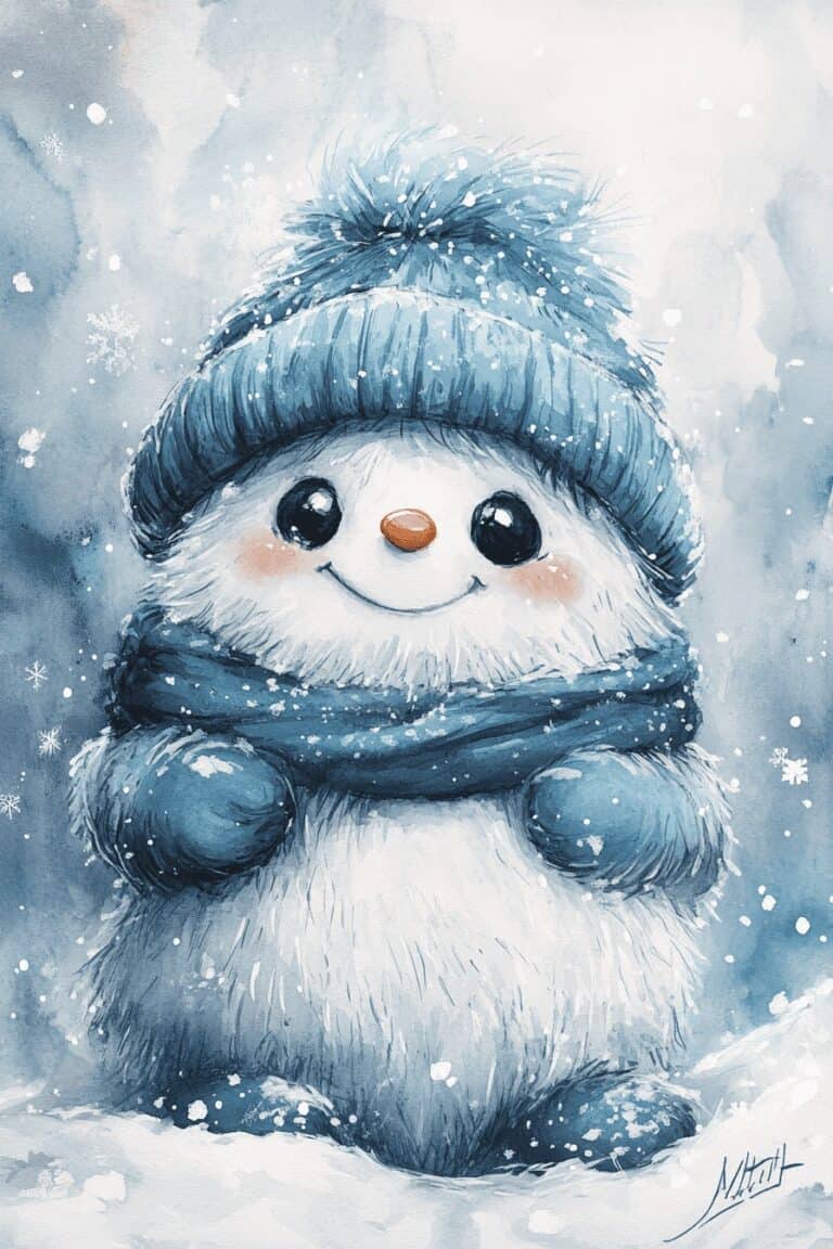 37 Winter Watercolor Images To Inspire You - The Sketch & Doodle Club