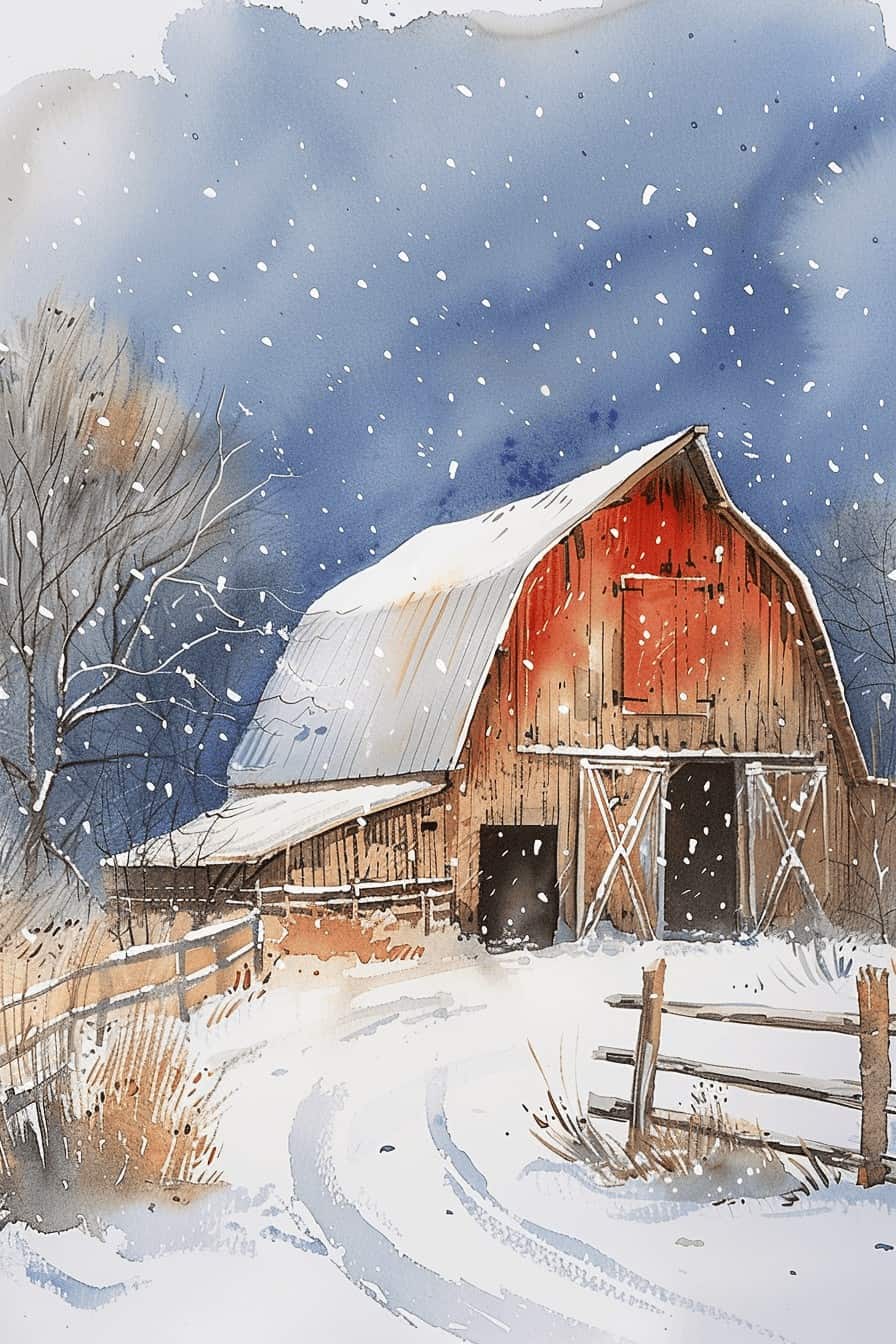 32 Amazing Winter Art Pieces To Inspire Your Inner Artist - The Sketch ...