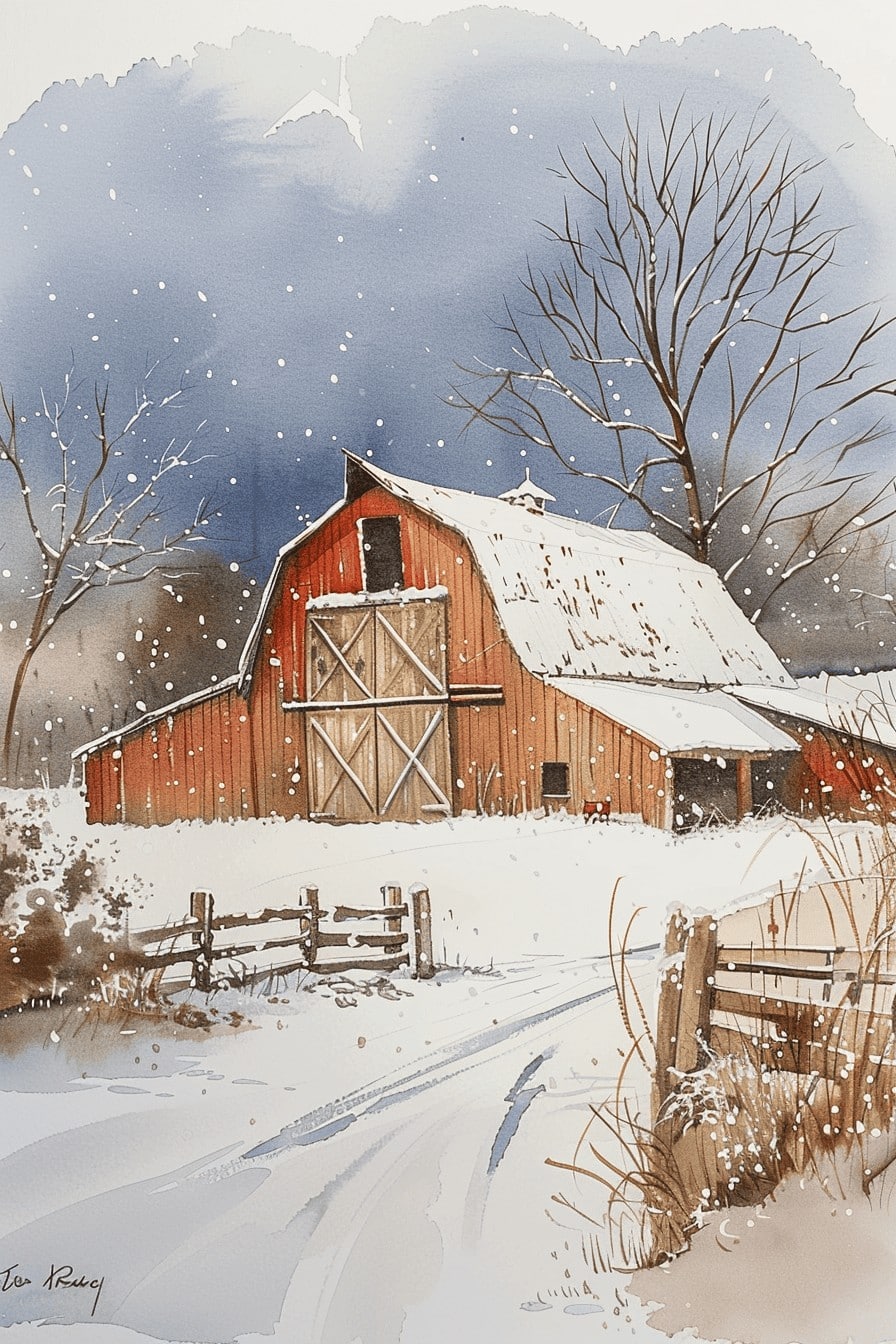 32 Amazing Winter Art Pieces To Inspire Your Inner Artist - The Sketch ...