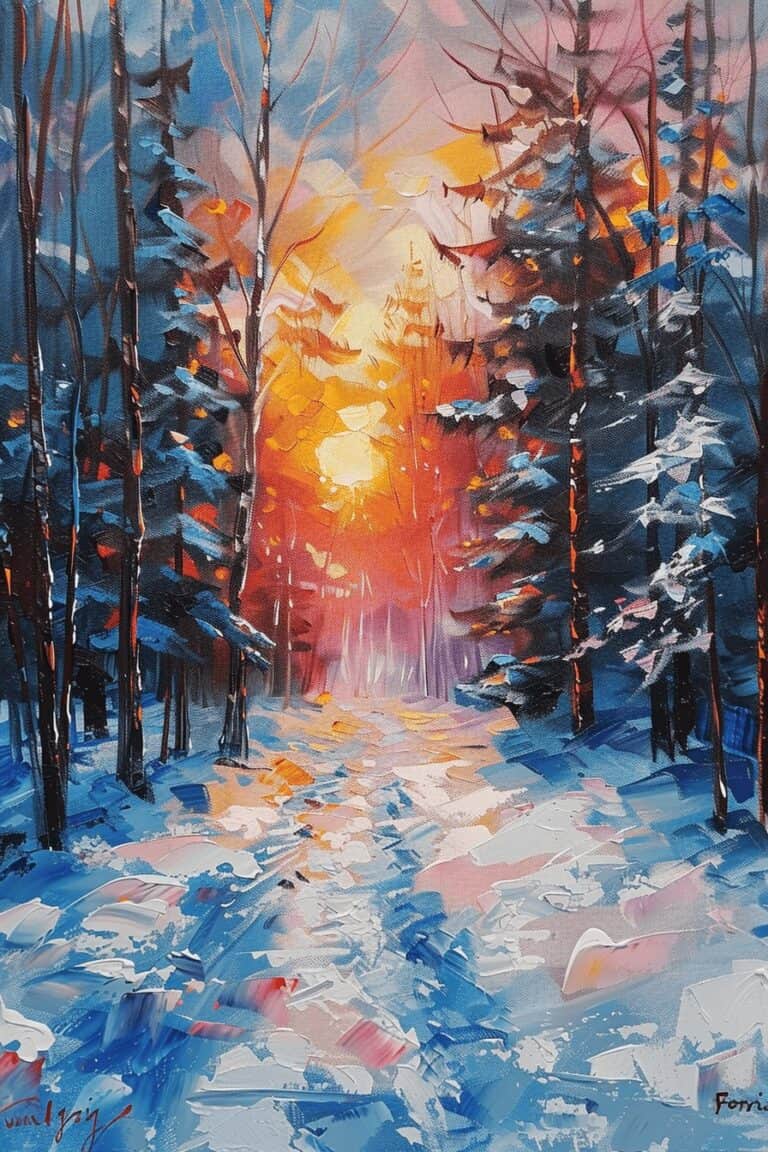 32 Amazing Winter Art Pieces To Inspire Your Inner Artist - The Sketch ...