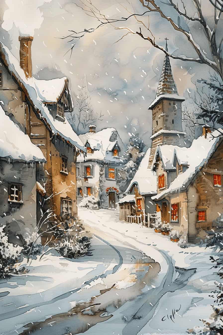 32 Amazing Winter Art Pieces To Inspire Your Inner Artist - The Sketch ...