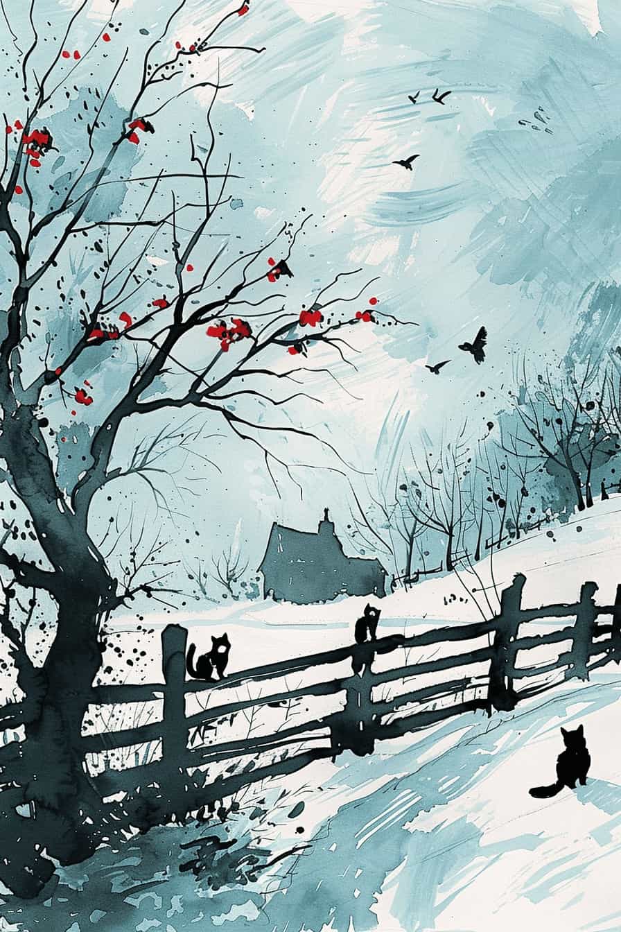 32 Amazing Winter Art Pieces To Inspire Your Inner Artist - The Sketch ...