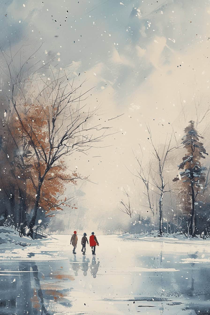32 Amazing Winter Art Pieces To Inspire Your Inner Artist - The Sketch ...