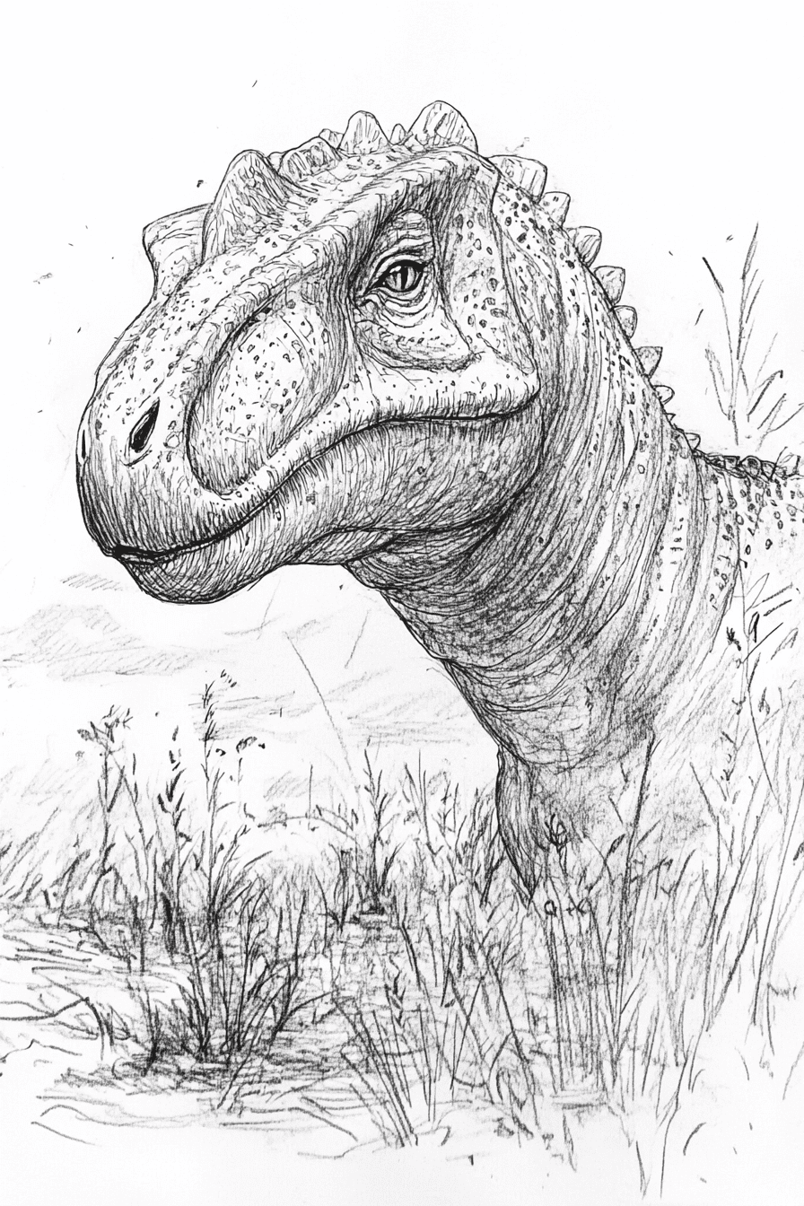 60 Epic Dinosaur Drawings To Inspire You - The Sketch & Doodle Club