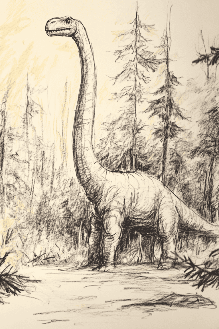 60 Epic Dinosaur Drawings To Inspire You - The Sketch & Doodle Club
