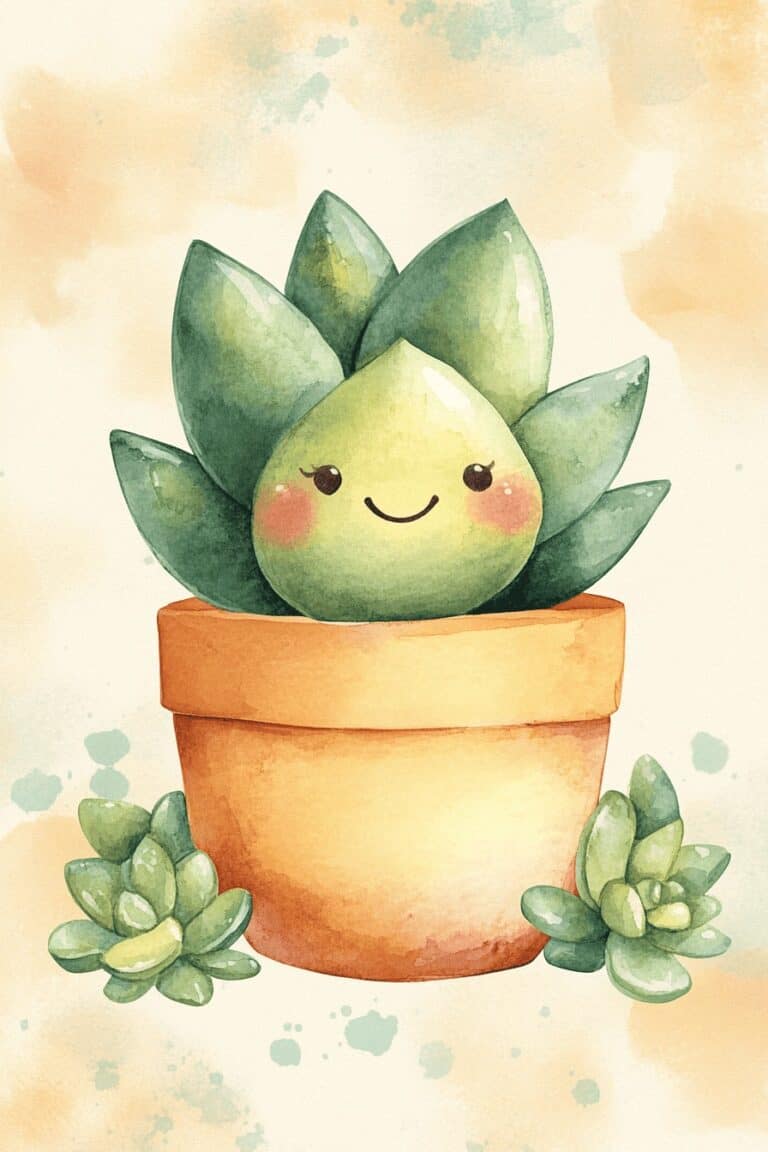 45 Creative Watercolor Succulent Art Ideas - The Sketch & Doodle Club