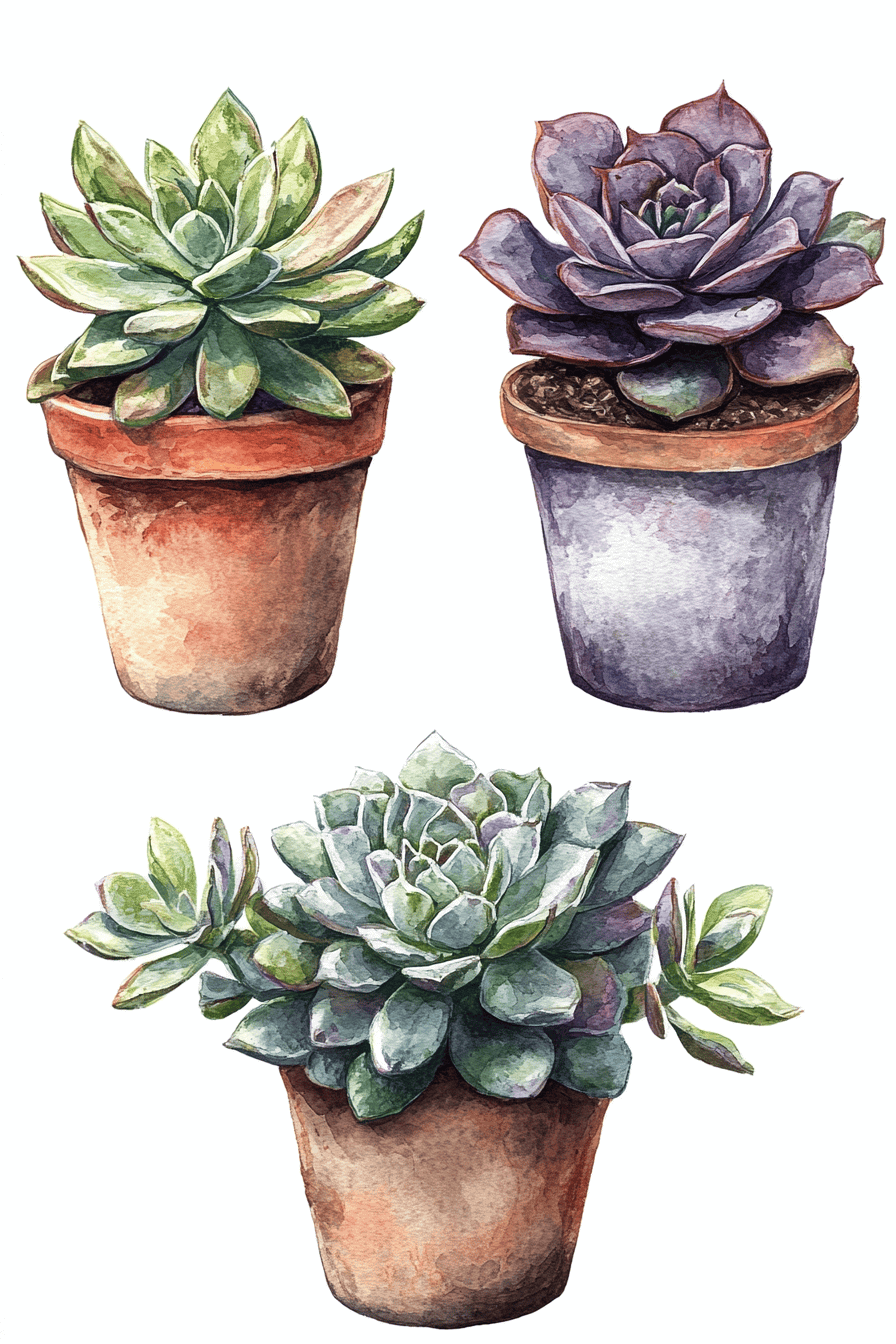 45 Creative Watercolor Succulent Art Ideas - The Sketch & Doodle Club