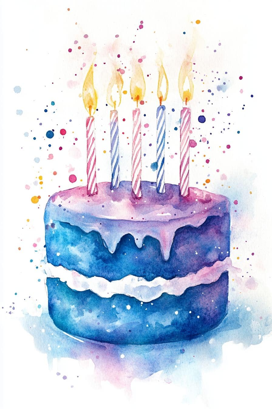 100+ Birthday Watercolor Ideas to Make Every Card a Masterpiece - The ...