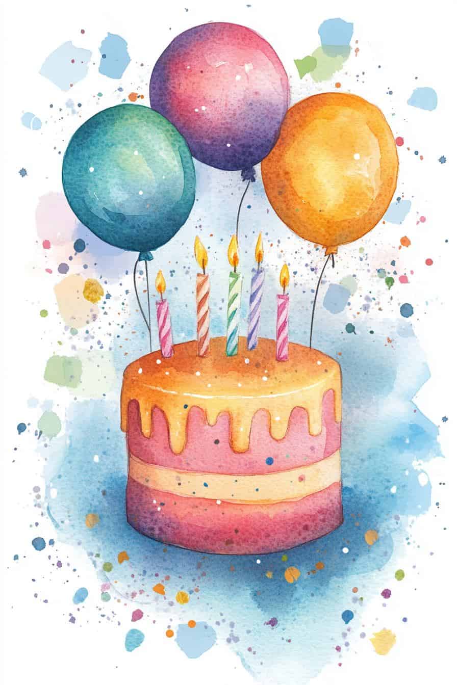 100+ Birthday Watercolor Ideas to Make Every Card a Masterpiece - The ...