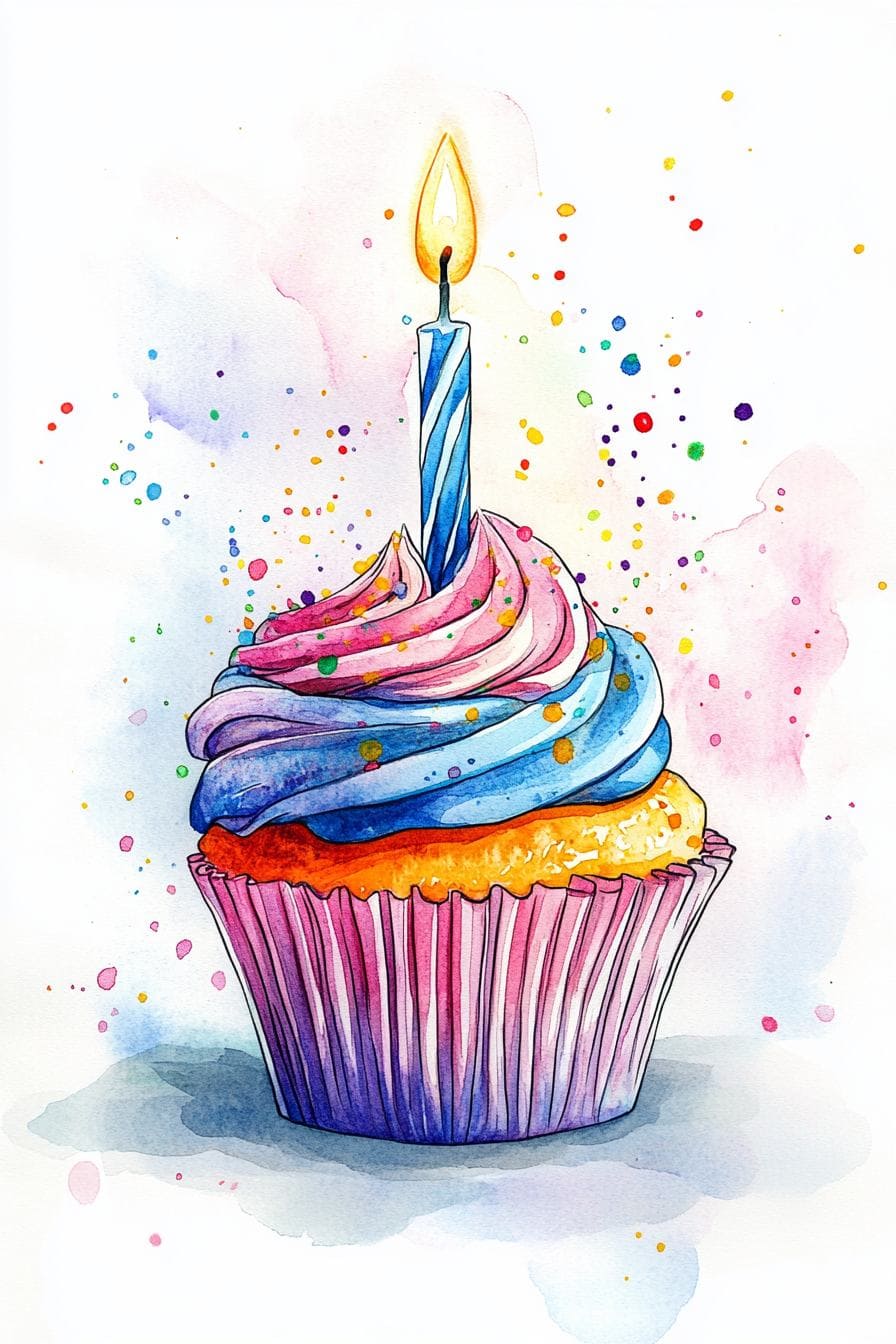 100+ Birthday Watercolor Ideas to Make Every Card a Masterpiece - The ...