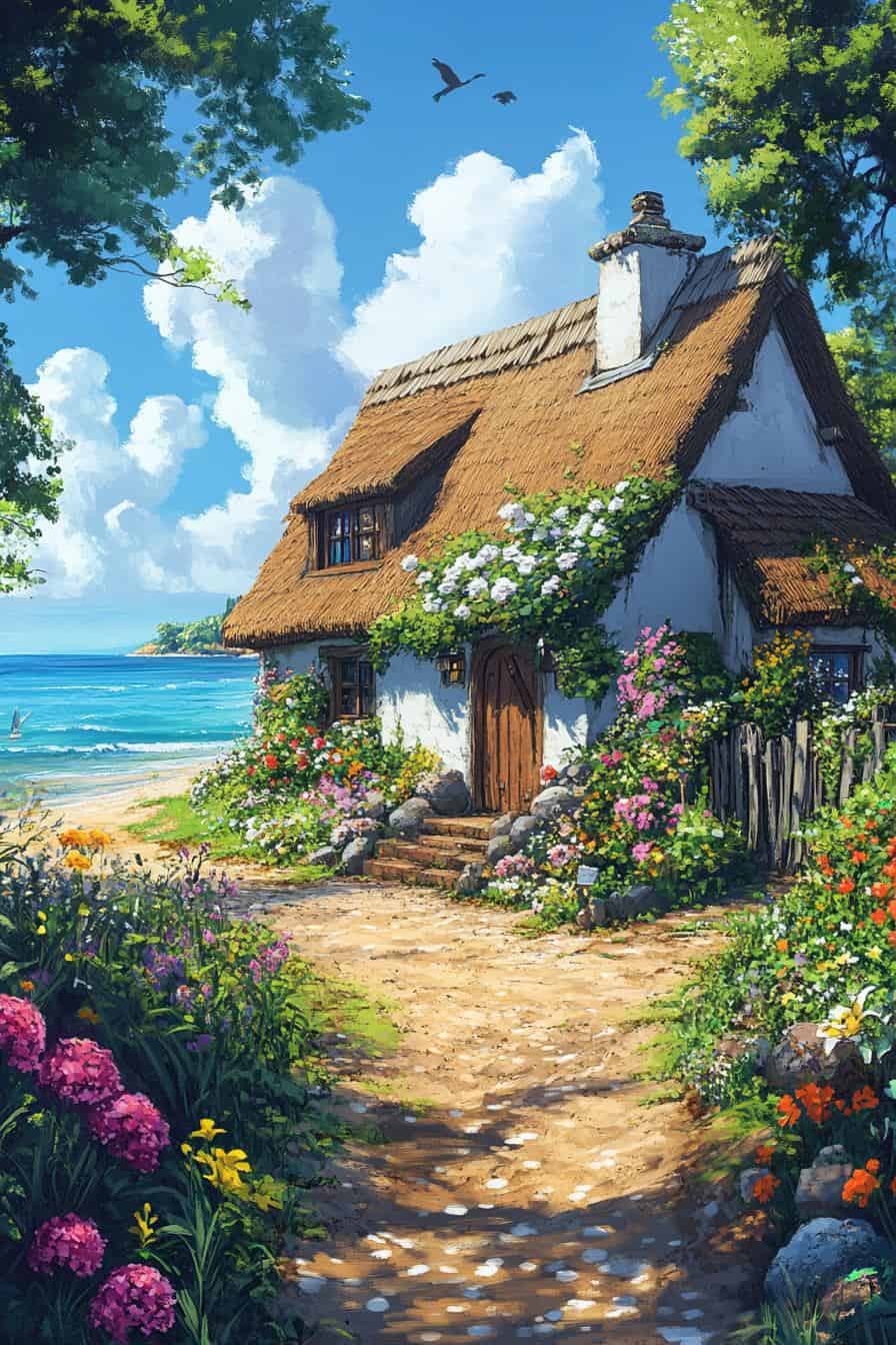 100+ Dreamy Cottage Illustrations to Spark Your Creativity - The Sketch ...