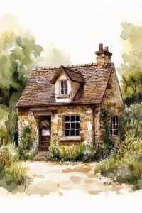 100+ Dreamy Cottage Illustrations to Spark Your Creativity - The Sketch ...