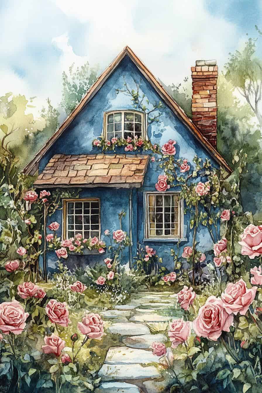 100+ Dreamy Cottage Illustrations to Spark Your Creativity - The Sketch ...