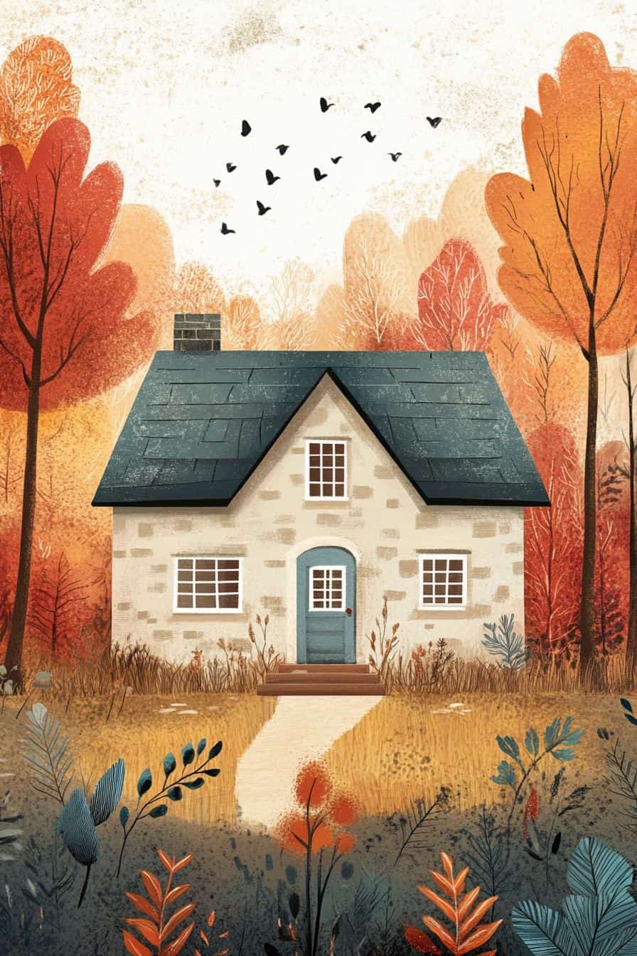 100+ Dreamy Cottage Illustrations to Spark Your Creativity - The Sketch ...