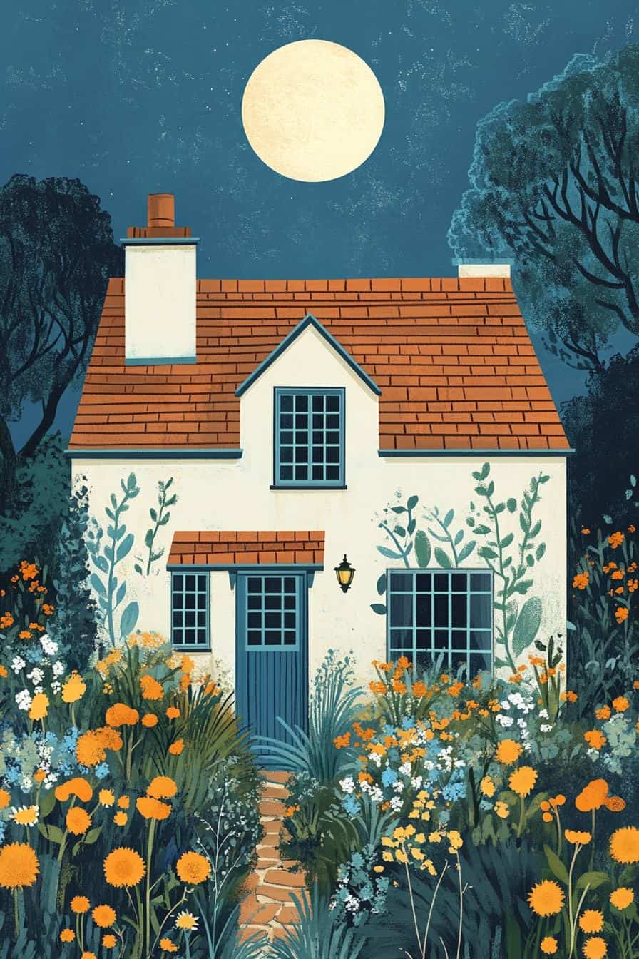 100+ Dreamy Cottage Illustrations to Spark Your Creativity - The Sketch ...
