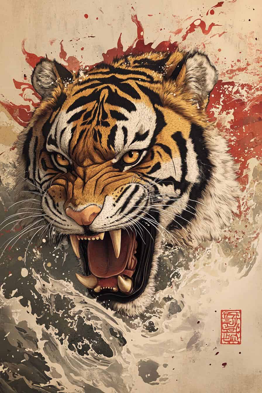 100 Tiger Illustrations to Ignite Your Artistic Wild Side - The Sketch ...