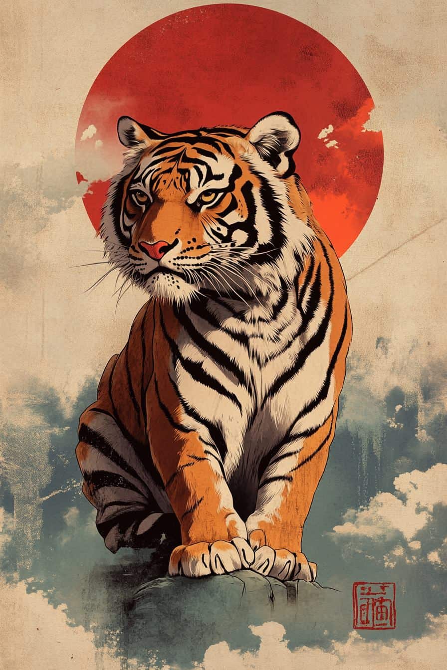 100 Tiger Illustrations to Ignite Your Artistic Wild Side - The Sketch ...