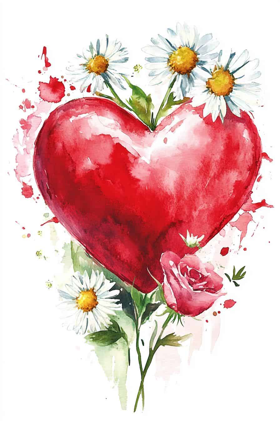 100+ Valentine's Watercolor Ideas For Sweet Cards - The Sketch & Doodle ...