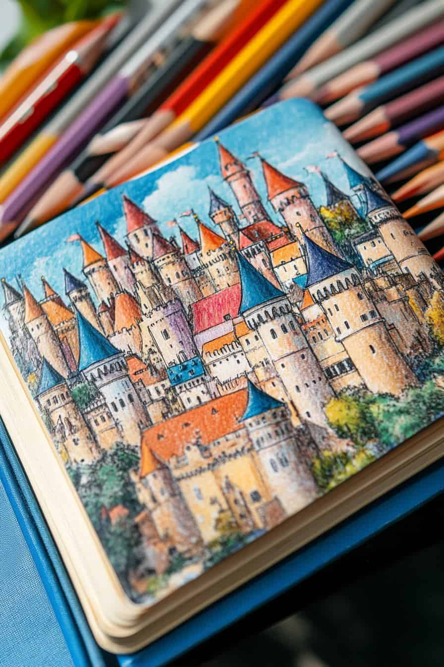 50+ Magical Castle Drawings to Spark Your Imagination - The Sketch ...