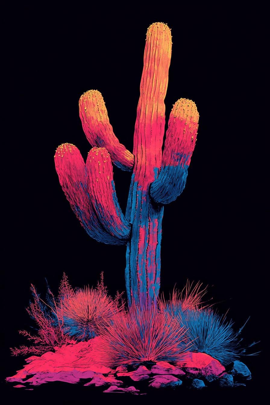 50 Stunning Cactus Illustrations to Prickle Your Creative Side - The Sketch & Doodle Club