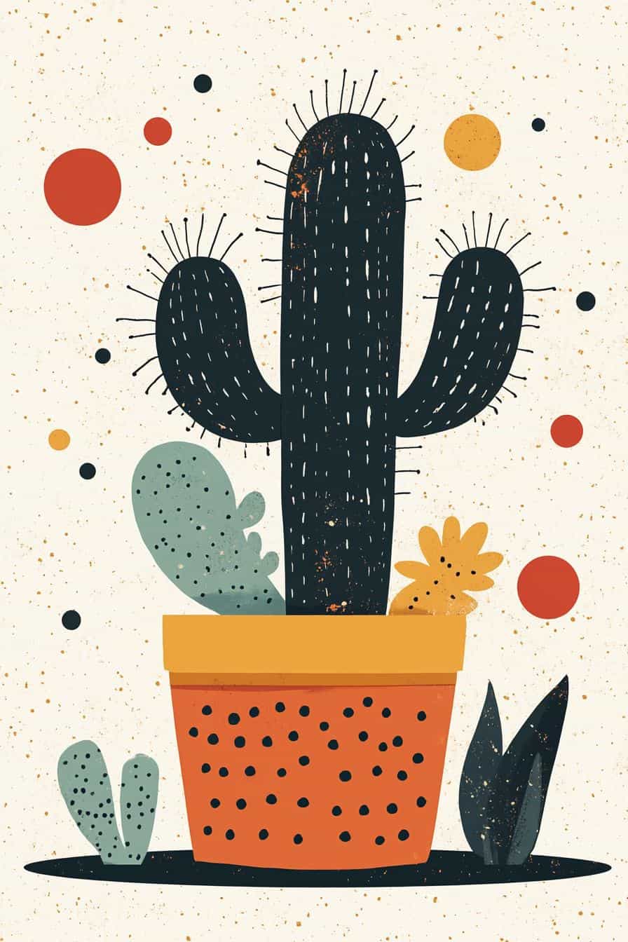 50 Stunning Cactus Illustrations to Prickle Your Creative Side - The ...