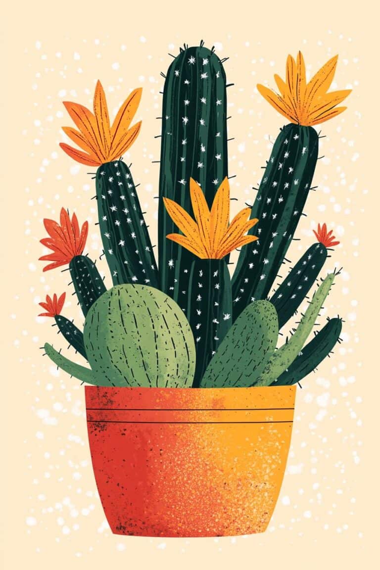 50 Stunning Cactus Illustrations to Prickle Your Creative Side - The ...
