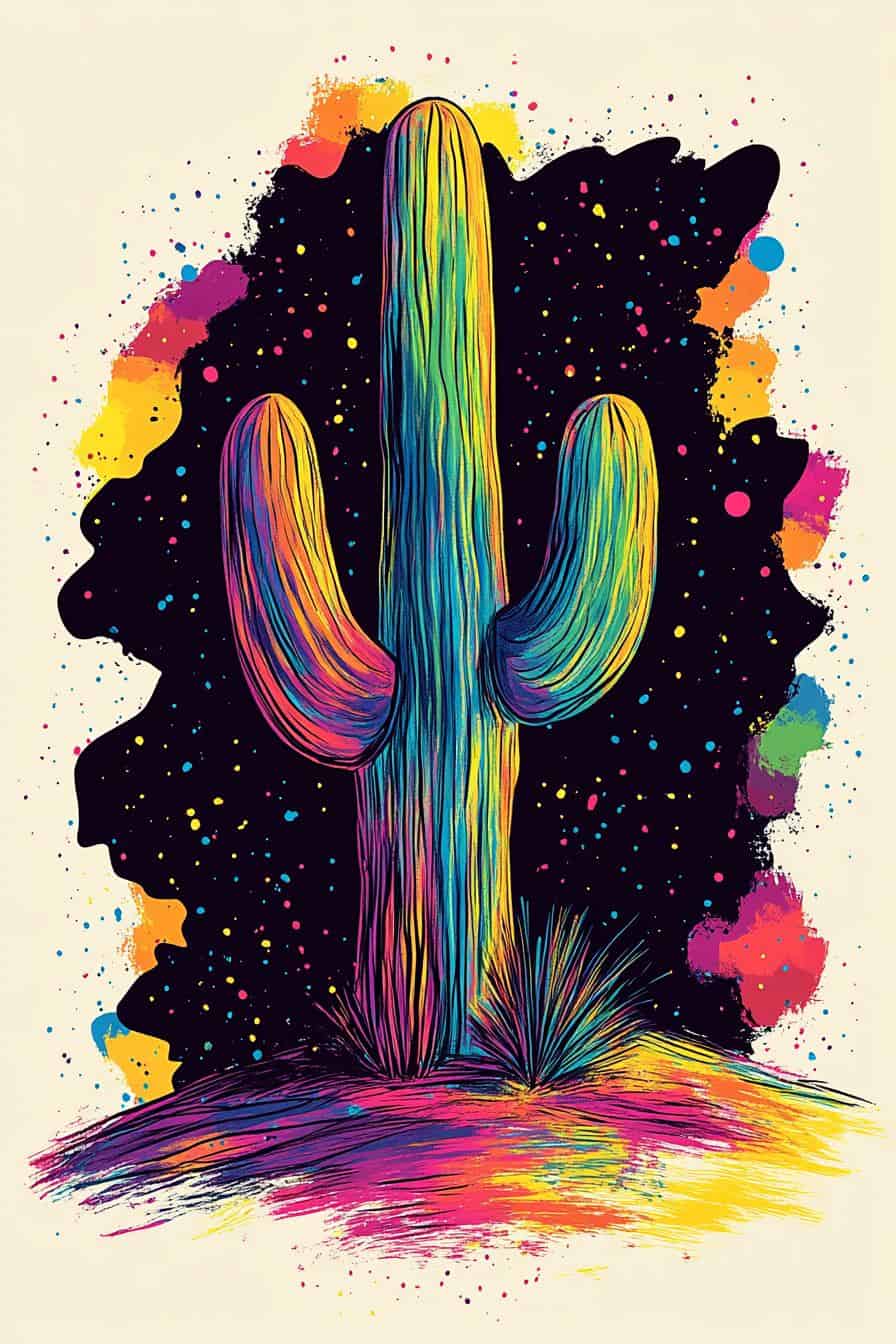 50 Stunning Cactus Illustrations to Prickle Your Creative Side - The ...