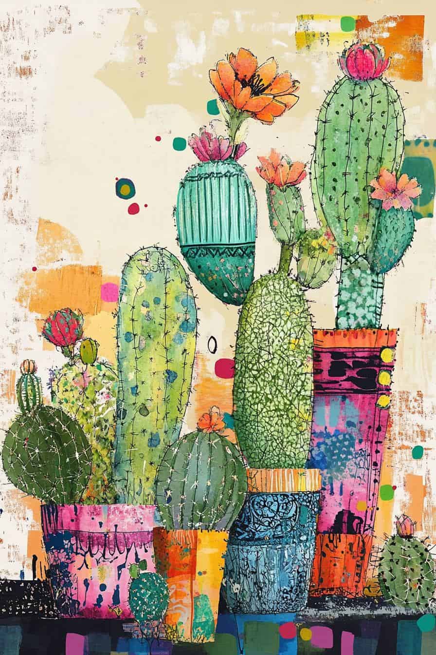 50 Stunning Cactus Illustrations to Prickle Your Creative Side - The Sketch & Doodle Club