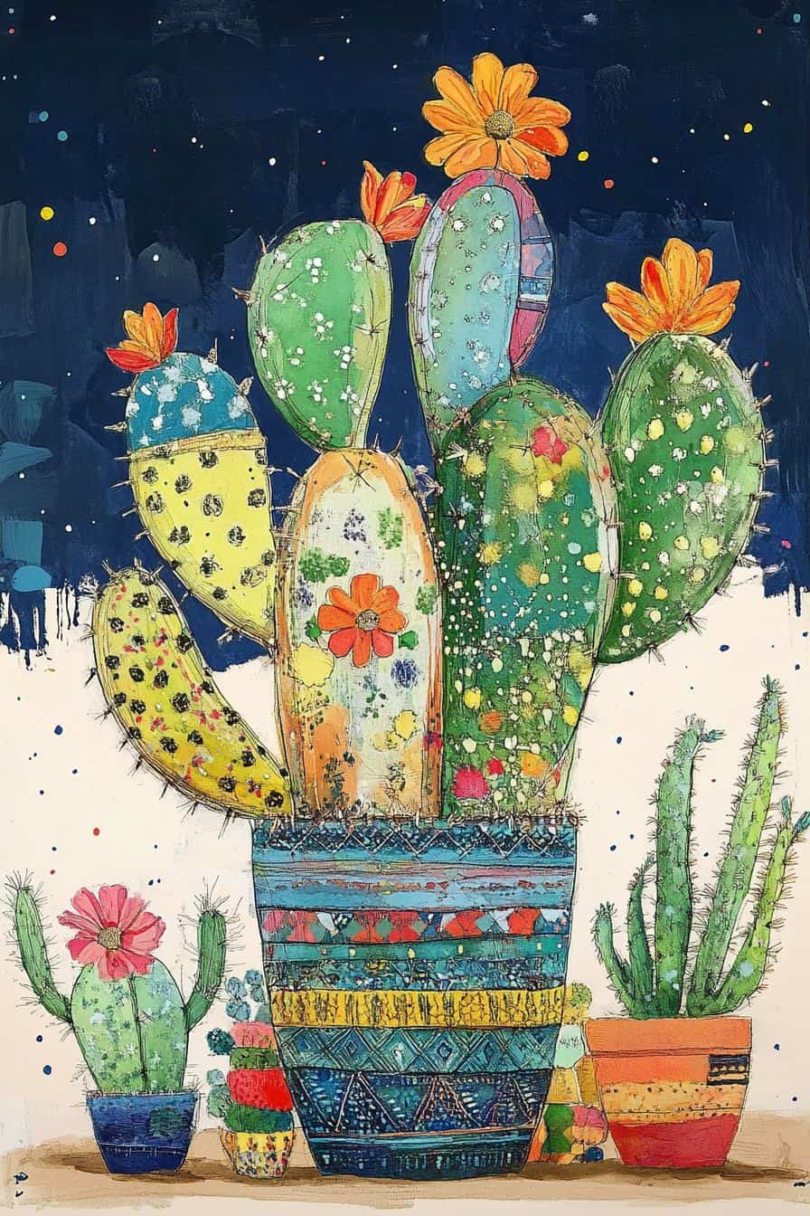 50 Stunning Cactus Illustrations to Prickle Your Creative Side - The ...